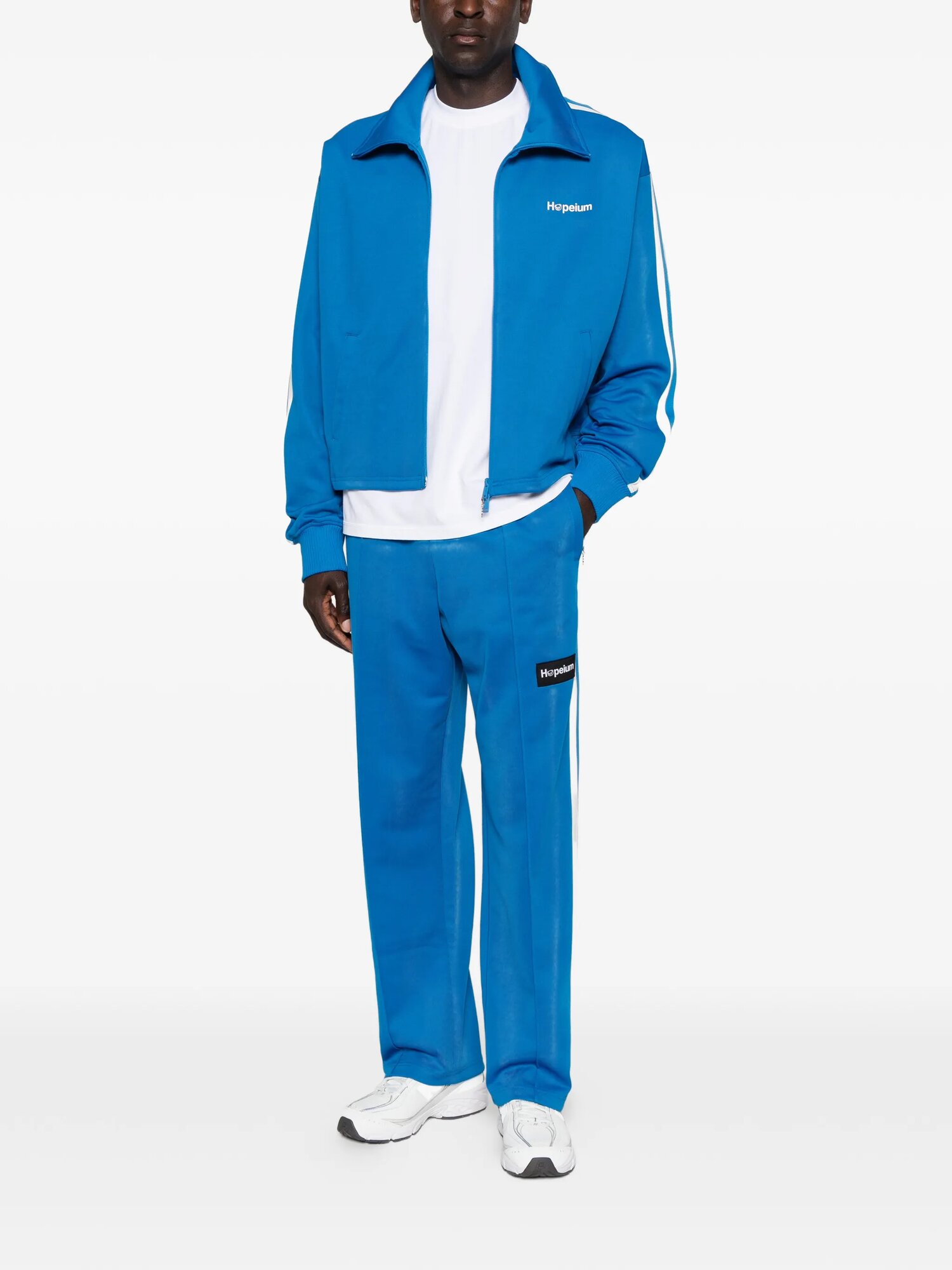 Брюки Hopeium Side-stripe track pants, размер 46, синий — фото 1