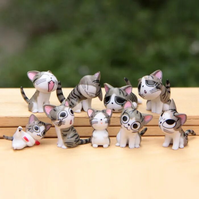 Набор фигурок Коты Кошки / chi's sweet home .9шт (3-4см, пакет)