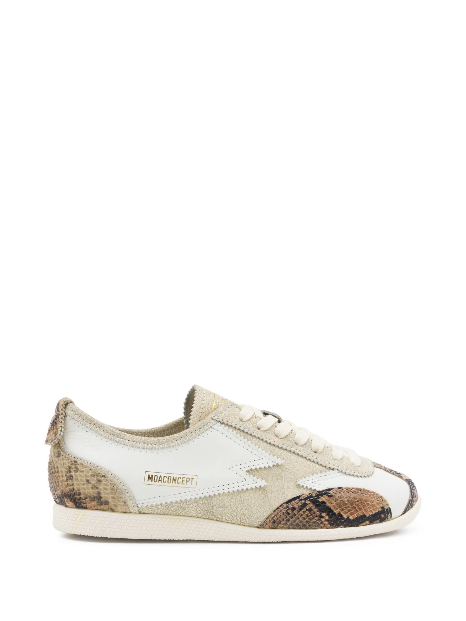 Кроссовки Ikigai snake-effect panelled sneakers