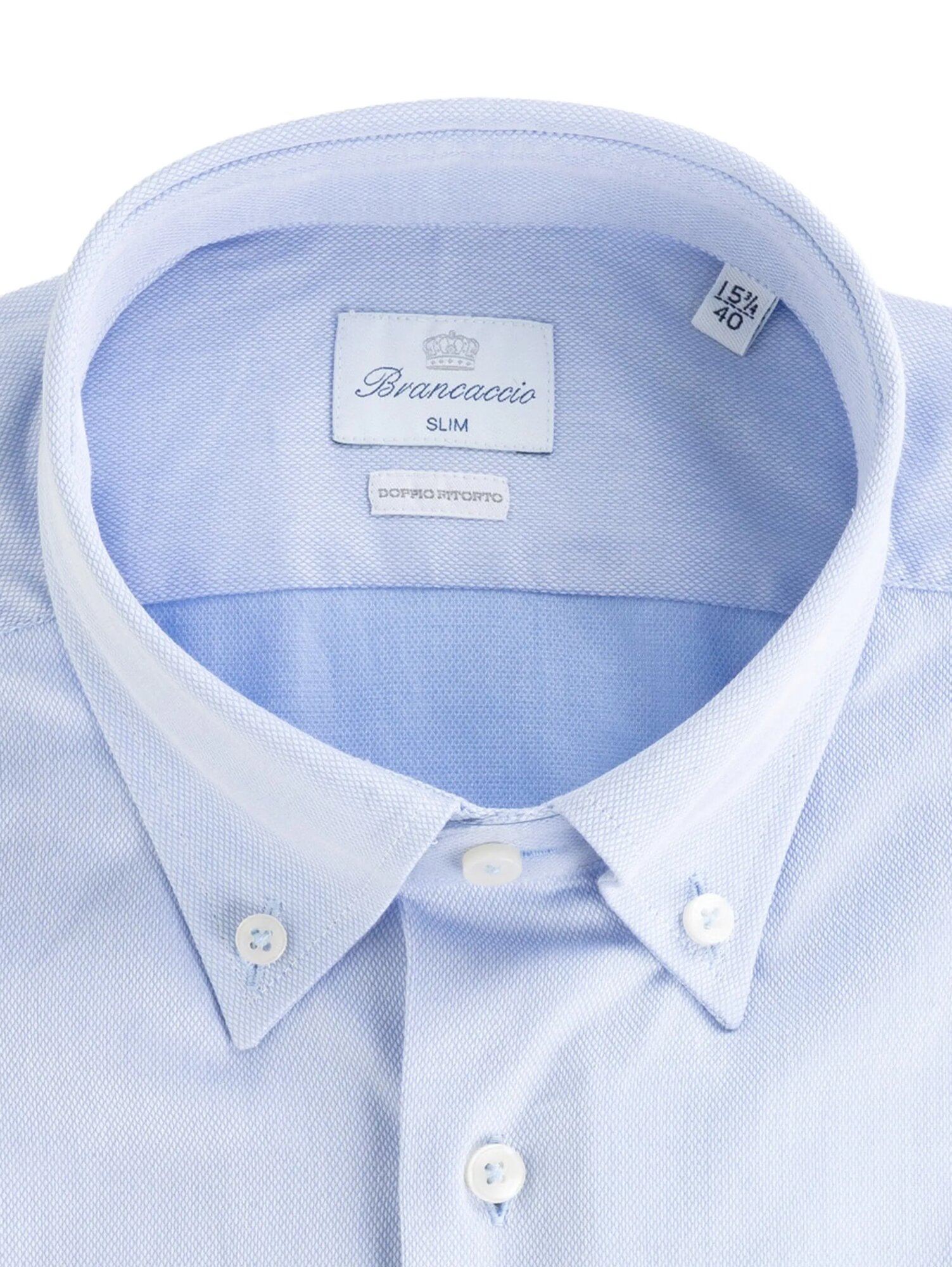 Рубашка Brancaccio Button-down slim-fit shirt, размер M — фото 1