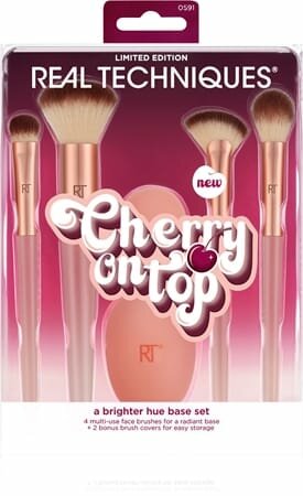 Кисть косметическая Real Techniques Cherry On Top A Brighter Hue Base Set, 5 шт.