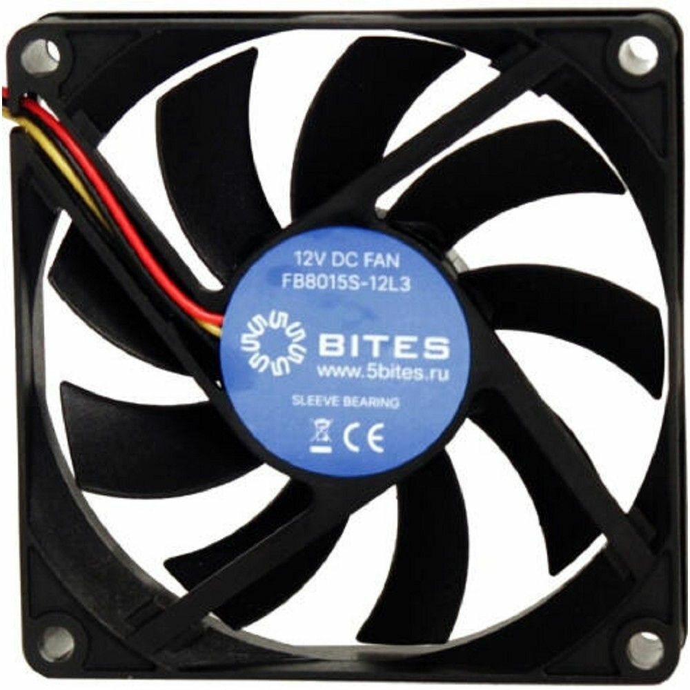5bites Корпусный вентилятор FB8015S - 12L2 80X15 SLEEVE 2000RPM 2P