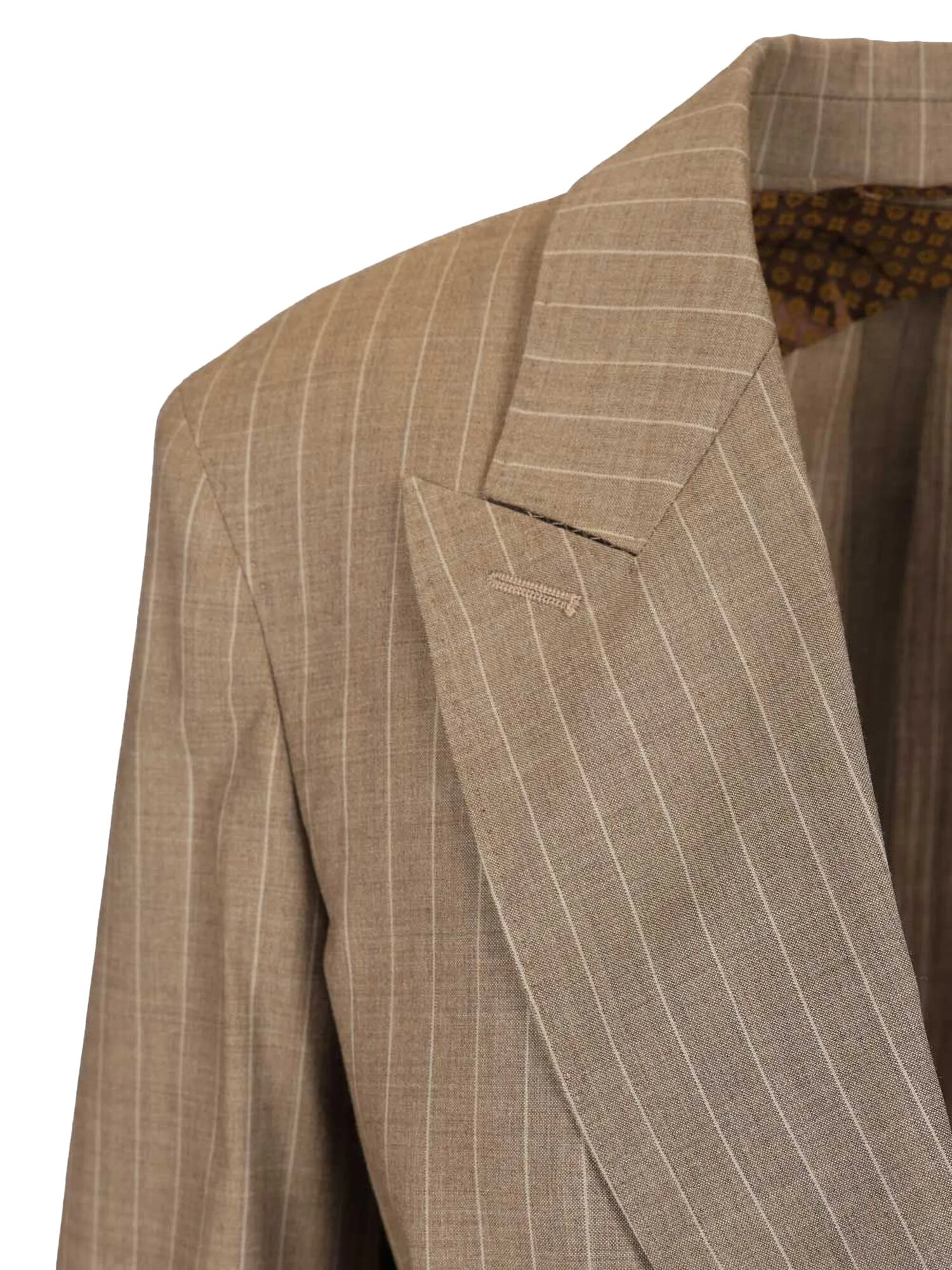 Куртка Max Mara Pinstripe double-breasted blazer, размер 42, разноцветный — фото 1