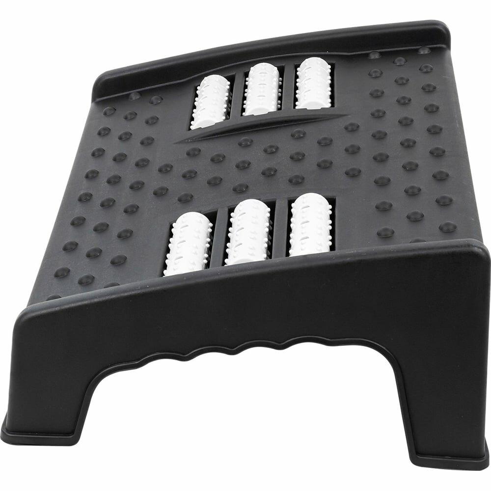 Подставка для ног WMC TOOLS с массажными роликами (12х25х34см) WMC-PLM4(57858)