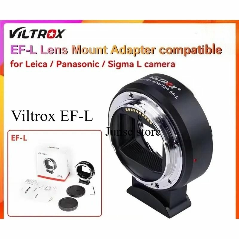 Адаптер объектива камеры VILTROX EF-L Автофокус/Auto Focus Lens Mount Adapter , For Canon EF EF-S Lens to Leica L Mount for Panasonic S1 S1R S1H S5 Camera