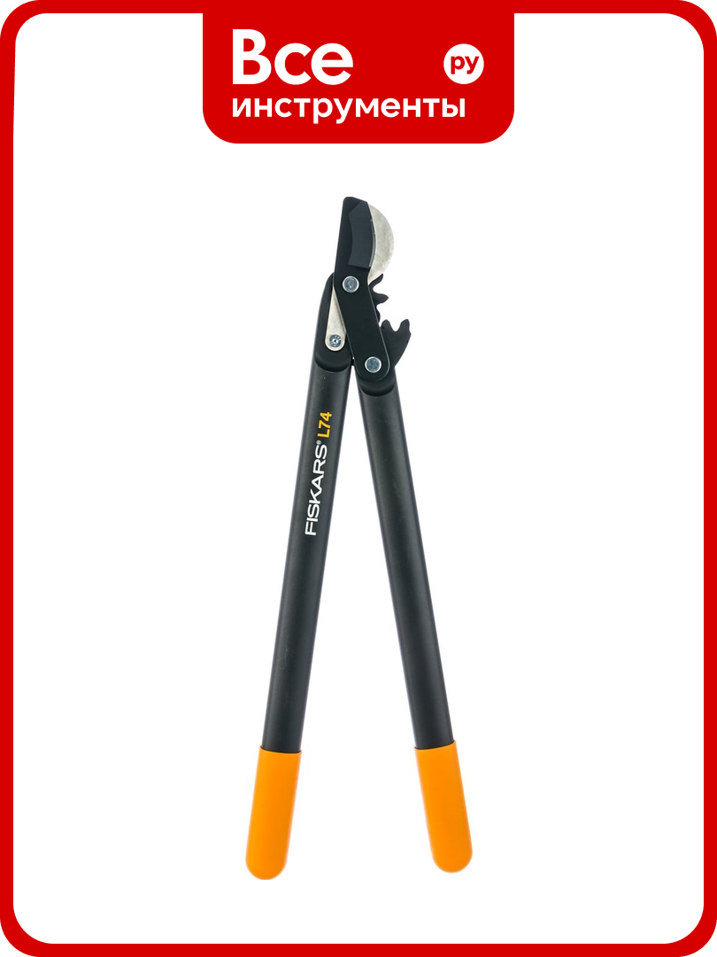 Плоскостной сучкорез Fiskars 1000582 (112290) прочной конструкции, лезвие из нержавеющей стали, рукоятка
