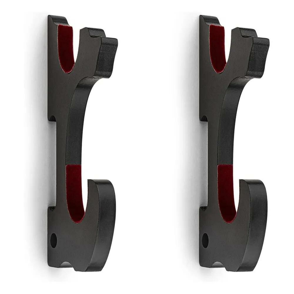 Держатель Для Катаны: Из Прессованного Дерева Черного Цвета С Защитной Прокладкой Витрина Для Коллекционных Предметов - Универсальная Настенная Подставка Для Косплея Стойка Для Светового Меча For Домашнего Декора И Игровой Комнаты