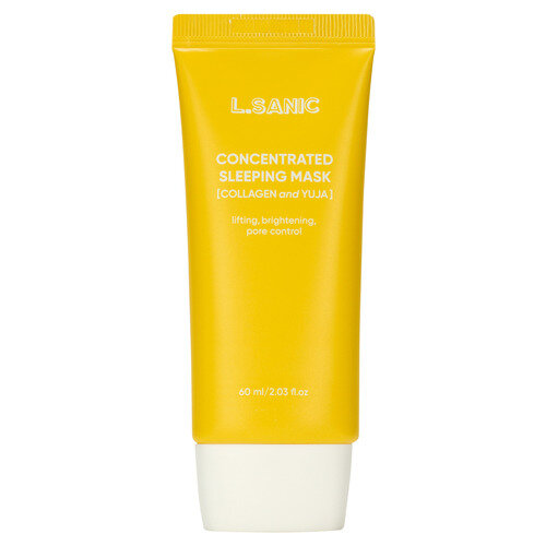 L SANIC Collagen & yuja concentrated sleeping mask Концентрированная ночная маска с коллагеном и юдзу 60 мл