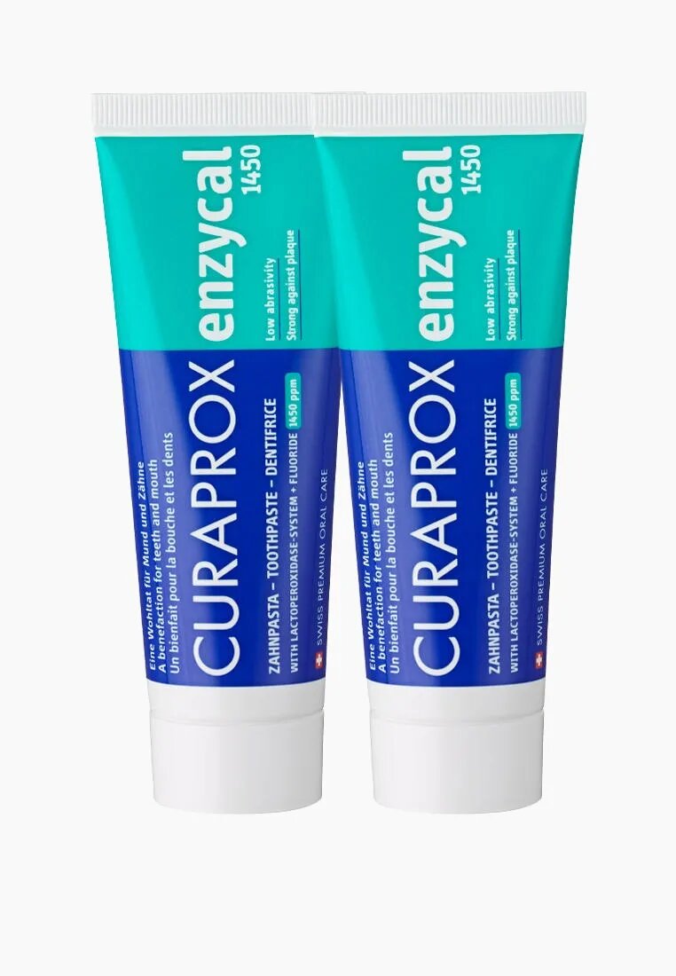 Curaprox Зубные пасты 2 шт. 2 х 75 мл