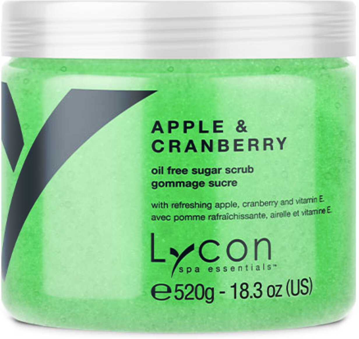 LYCON Скраб для тела - яблоко и клюква 520 г Apple & Cranberry Sugar Scrub 520 10ml