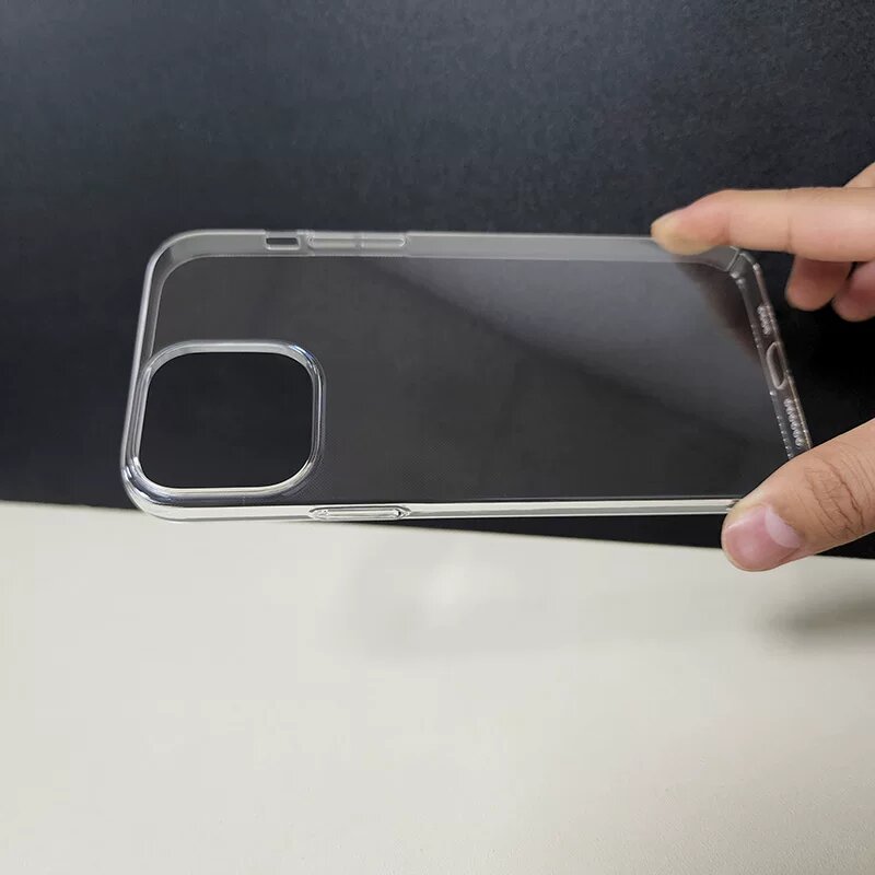IPhone 16 Pro Max тонкий прозрачный пластиковый чехол с вырезом под камеру для экрана 15.7 см