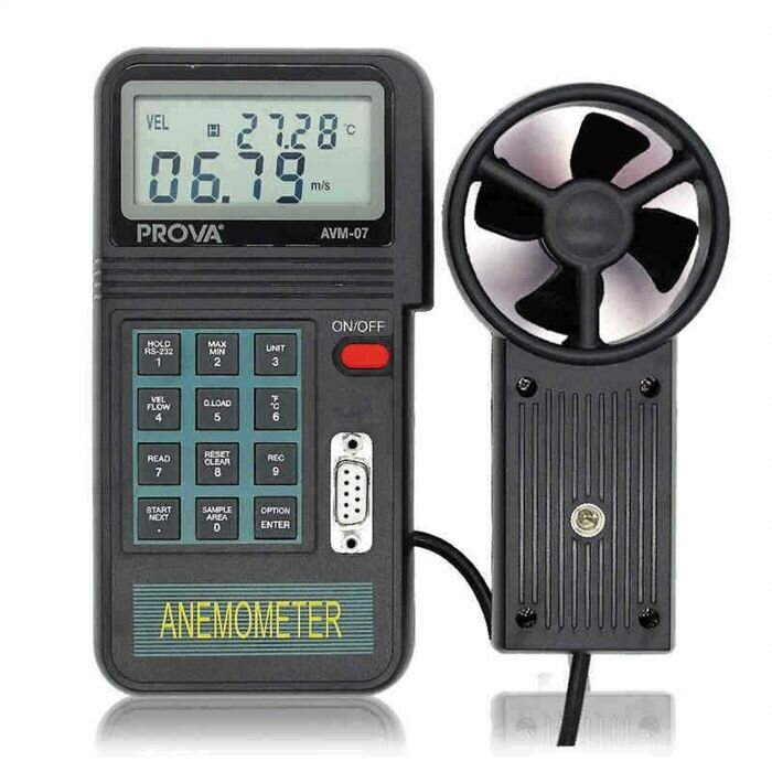 Модуль TES AVM-07 Digital Anemometer with RS-232 Interface and Software