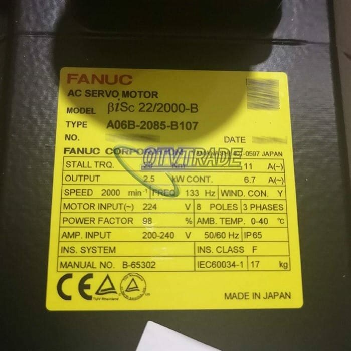 Модуль FANUC SERVO MOTOR A06B-2085-B107