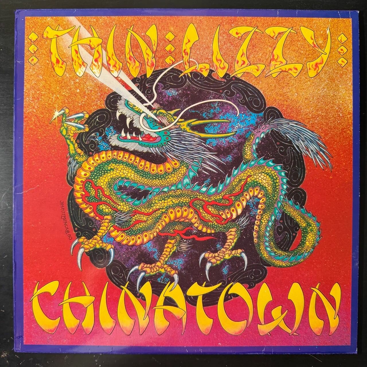 Виниловая пластинка Thin Lizzy Chinatown (Англия 1980г.)