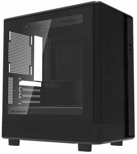 Компьютерный корпус DarkFlash DB330M Mesh (DB330M Mesh BLACK) черный - Mini Tower, Micro-ATX, USB 2.0 Type-A, USB 3.2 Gen 1 Type-A