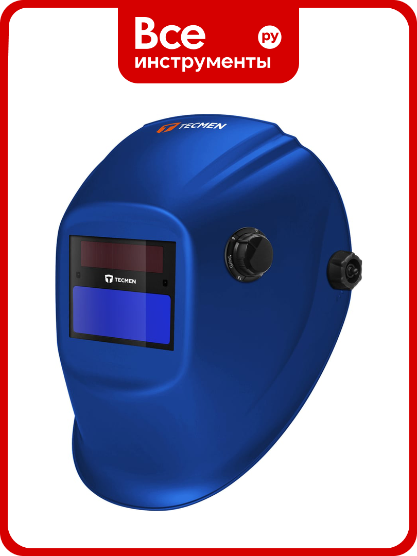Маска сварщика TECMEN с АСФ Хамелеон ADF 615J TM17 Синяя 100582197