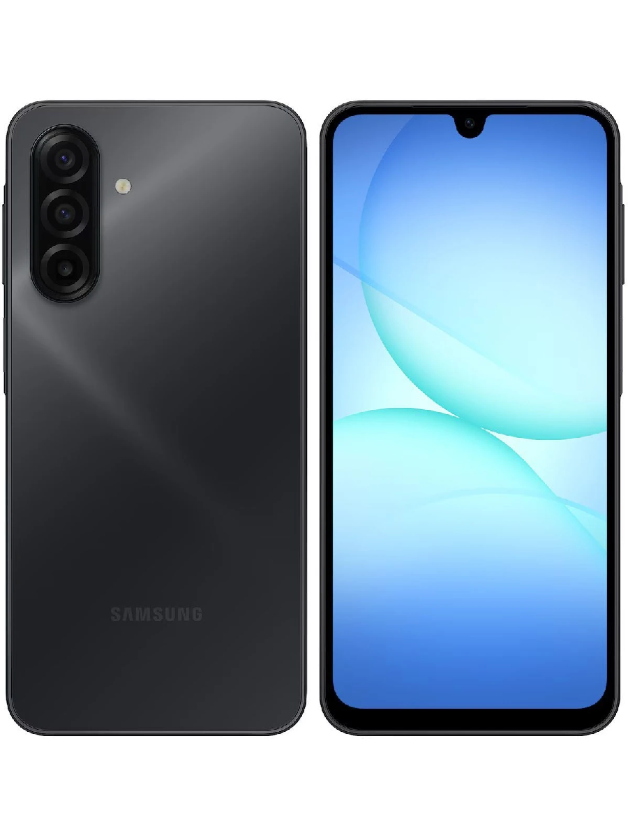 Смартфон Samsung Galaxy A17 6/128GB, экран 6.7, 2340 x 1080, камера 50+5+2МП, Черный