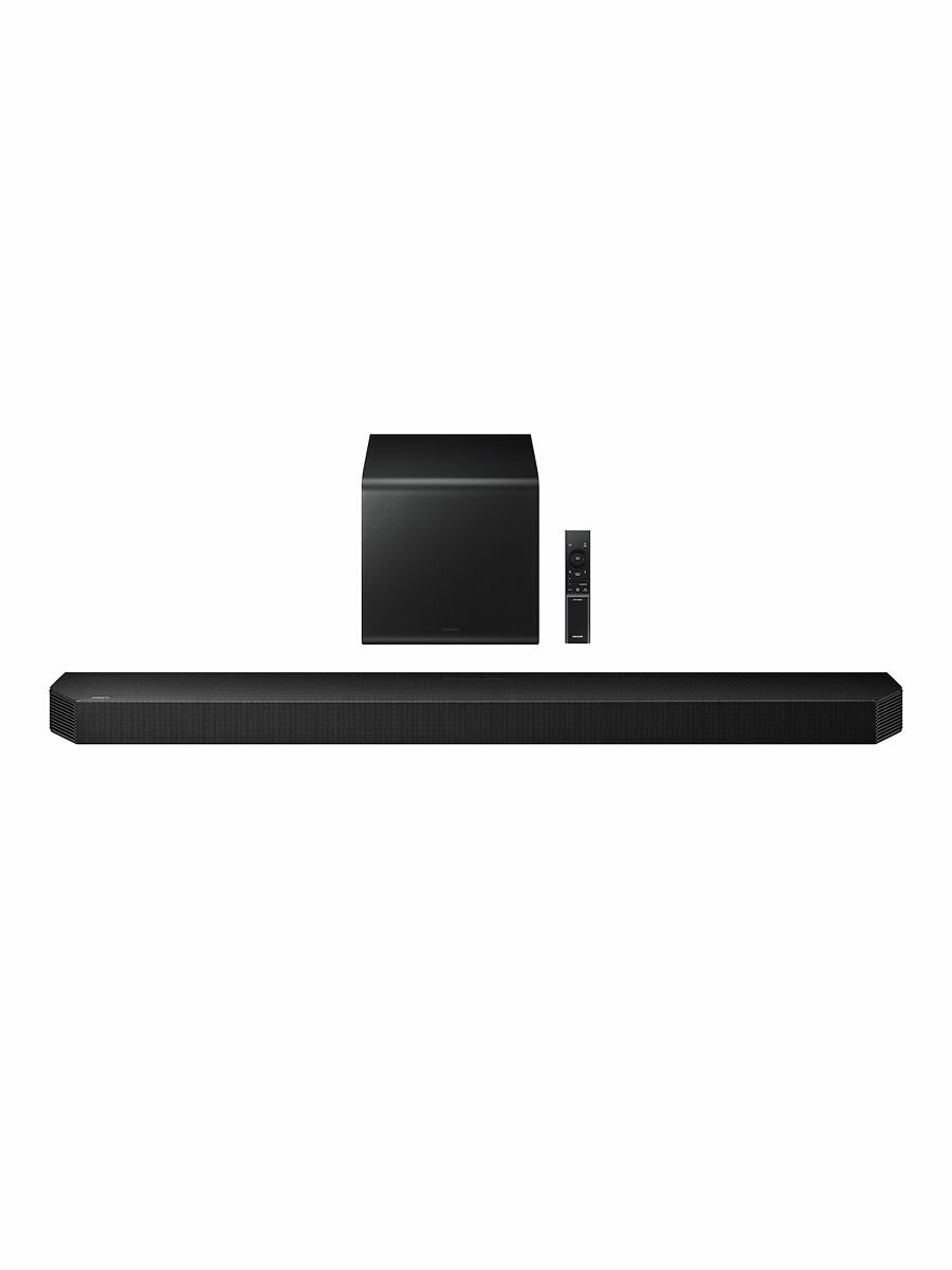 Саундбар Samsung HW-Q800H/PY (2026), Dolby Atmos, с беспроводным сабвуфером, для телевизора и ПК, игровой режим, черный