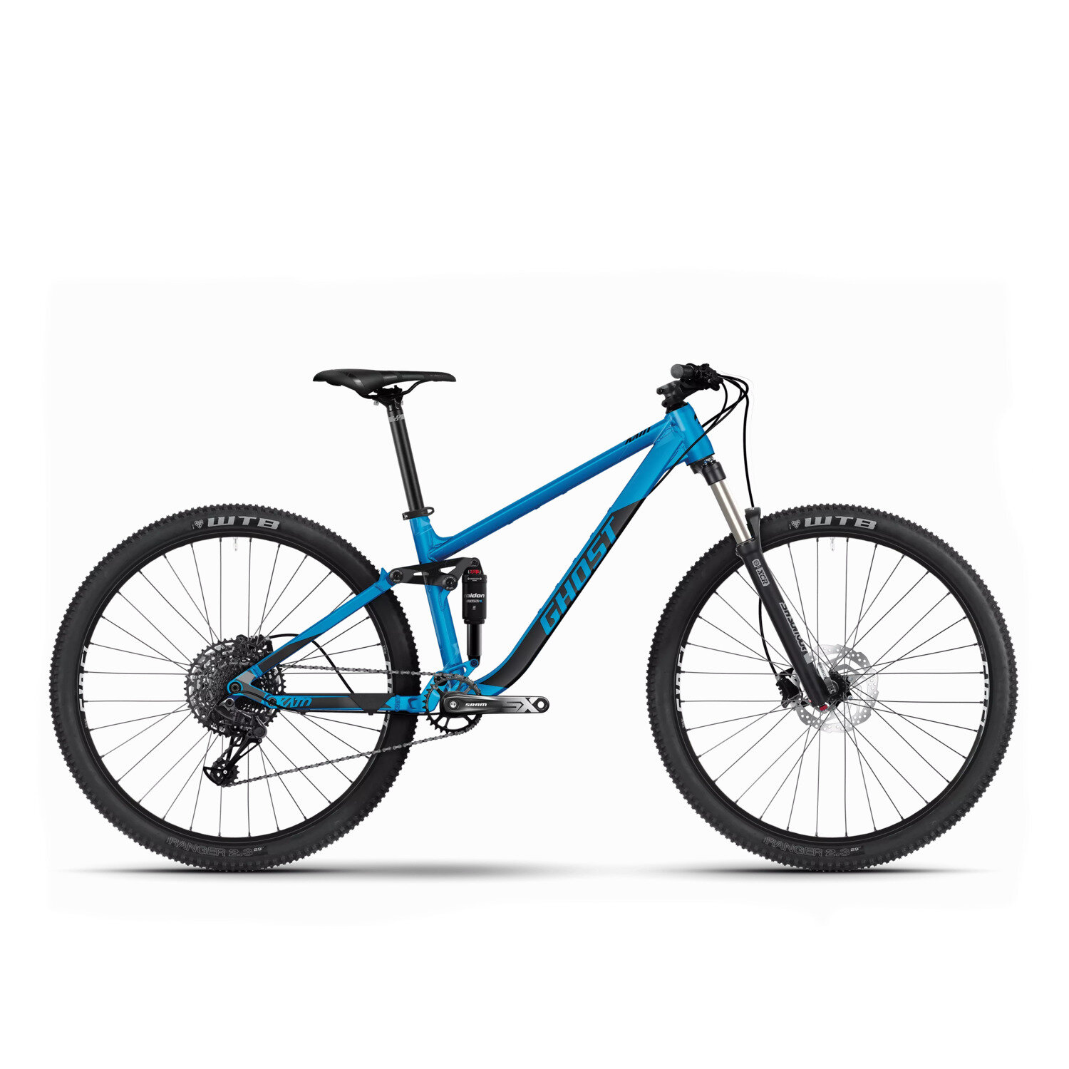 Велосипед Ghost 2024 Kato FS 29 Blue (US: L)