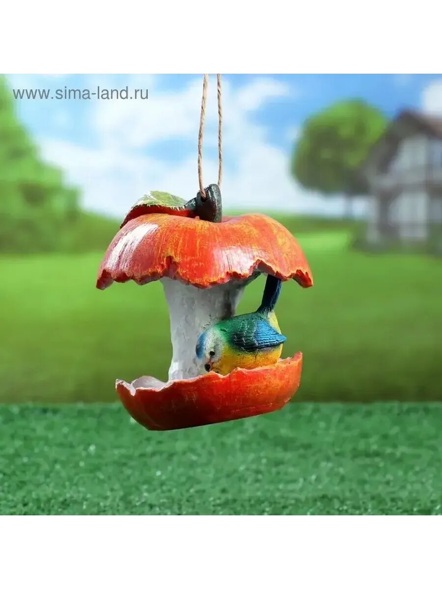 Декор для сада и дачи "Яблоко" - стильный подвесной элемент