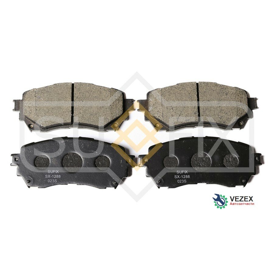 SUFIX SX1288 Колодки тормозные дисковые | перед прав/лев | MAZDA 6(GJ) 2.0-2.5 12>