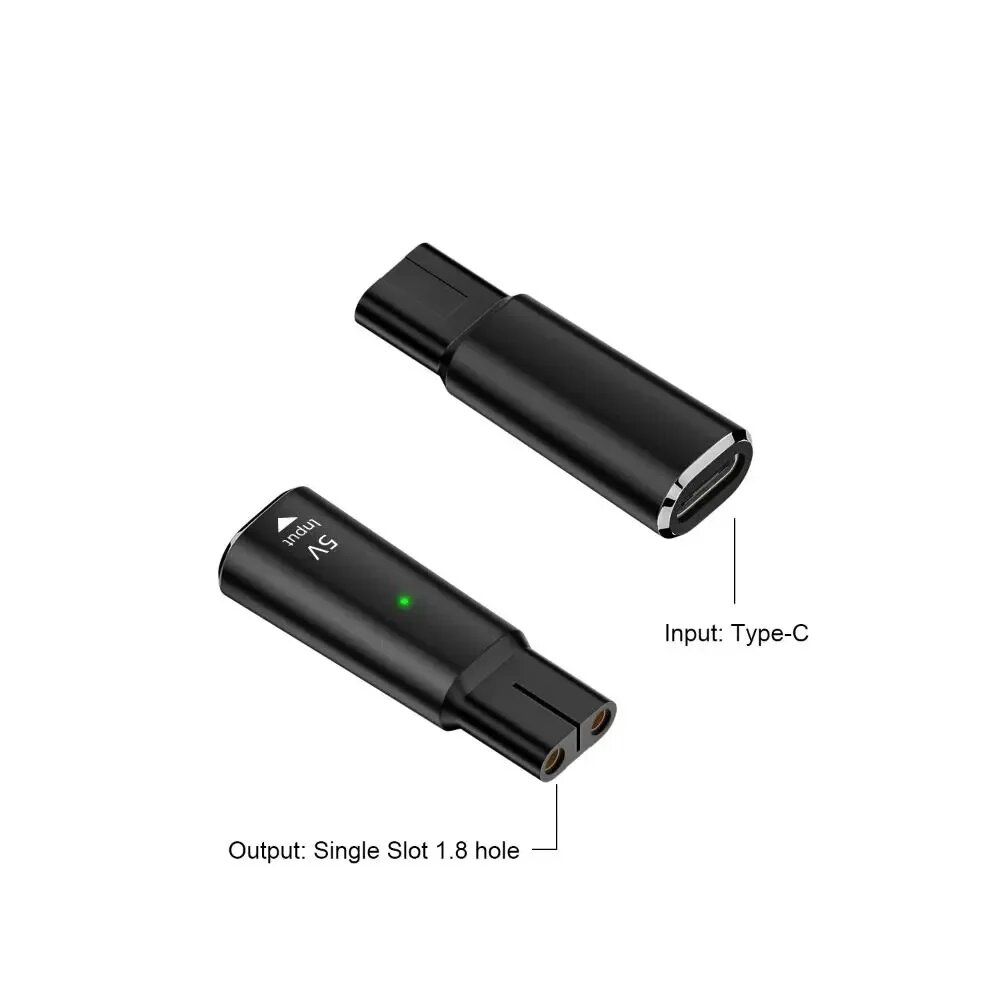 Преобразователь питания Type-C 5V Single Slot Black