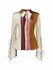 Блуза Striped tie-sleeve blouse