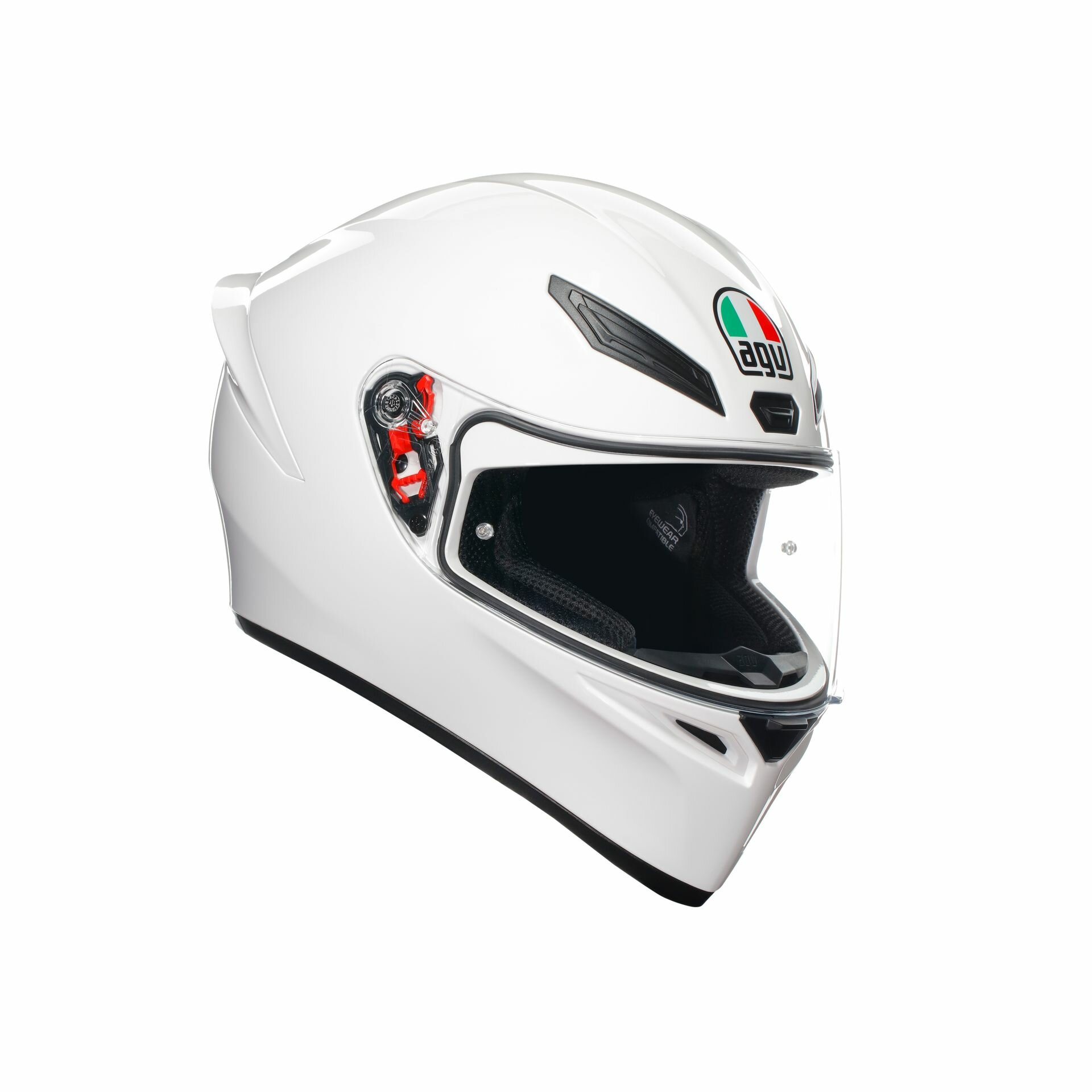 Мотошлем Интеграл AGV K1 S Glossy White, S