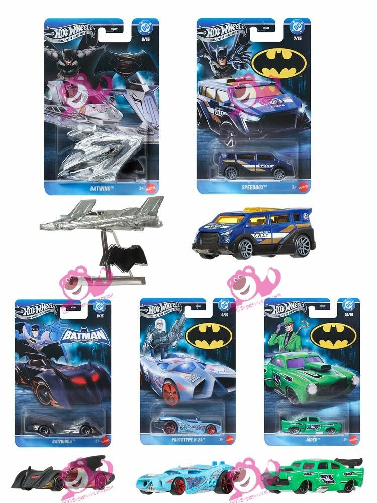 Машинка Mattel Hot Wheels 2026 HDG89 Batman Themed Series ,5 шт. в комплекте