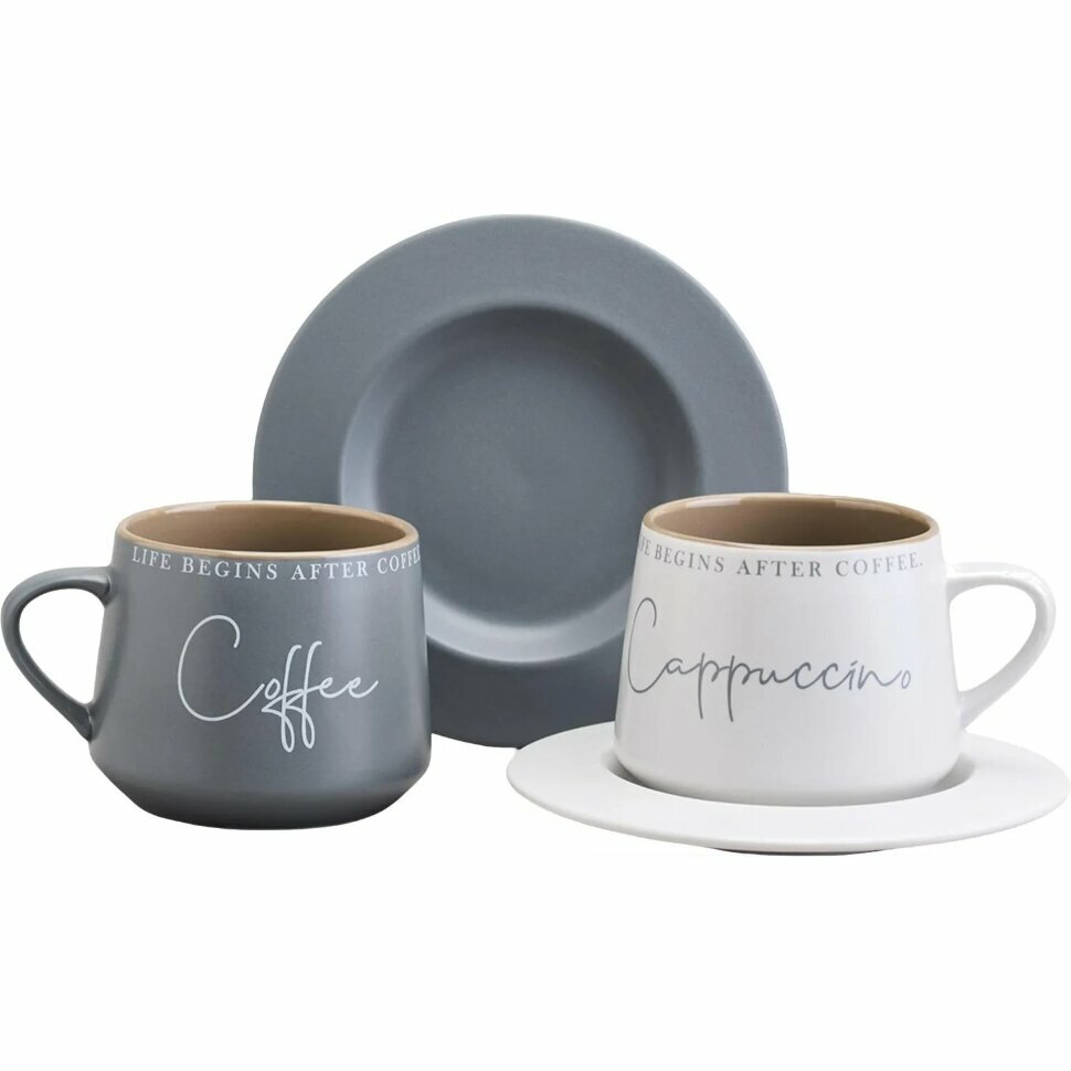 Набор Чайный Lefard Coffeemania на 2 пер. 4 пр. 320 мл, 756-477, 2234349