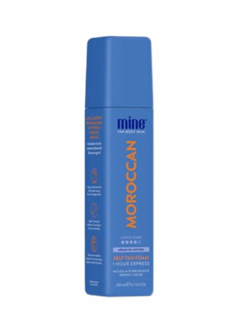 MineTan / Мусс-автозагар для моментального загара Moroccan Self Tan Foam 200 мл