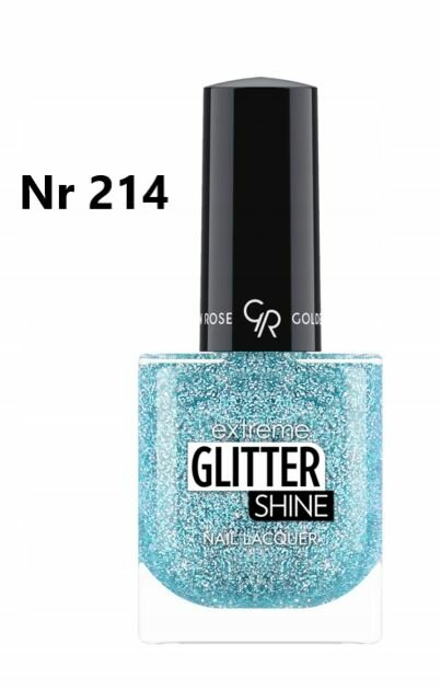 Golden Rose Лак-гель Extreme Glitter Nail, тон 214