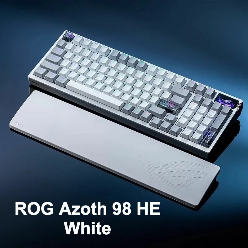 ROG Azoth 98 HE Магнитная клавиатура Беспроводная Bluetooth RGB 8K с OLED-экраном