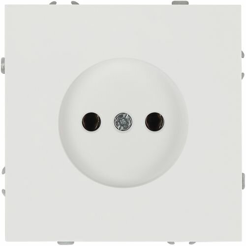 Розетка 1-м СП Galaxy 16А IP20 250В без заземл. бел. матов. Эра Б0071696