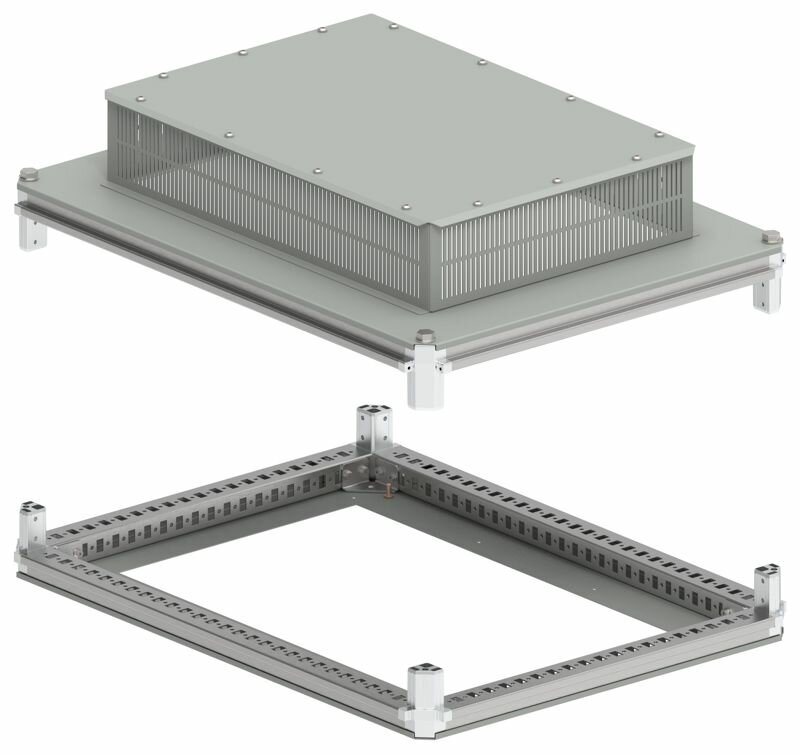 Крыша и основание 600х800 IP31 FORMAT под фланец IEK FO-00-KOF-060-080-31