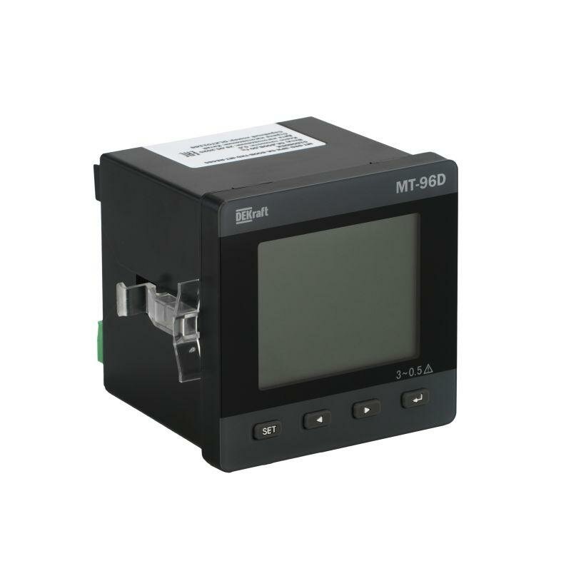 Мультиметр 96х96мм 3ф вход 100В 1А THD RS485 МТ-96D DEKraft 51502DEK