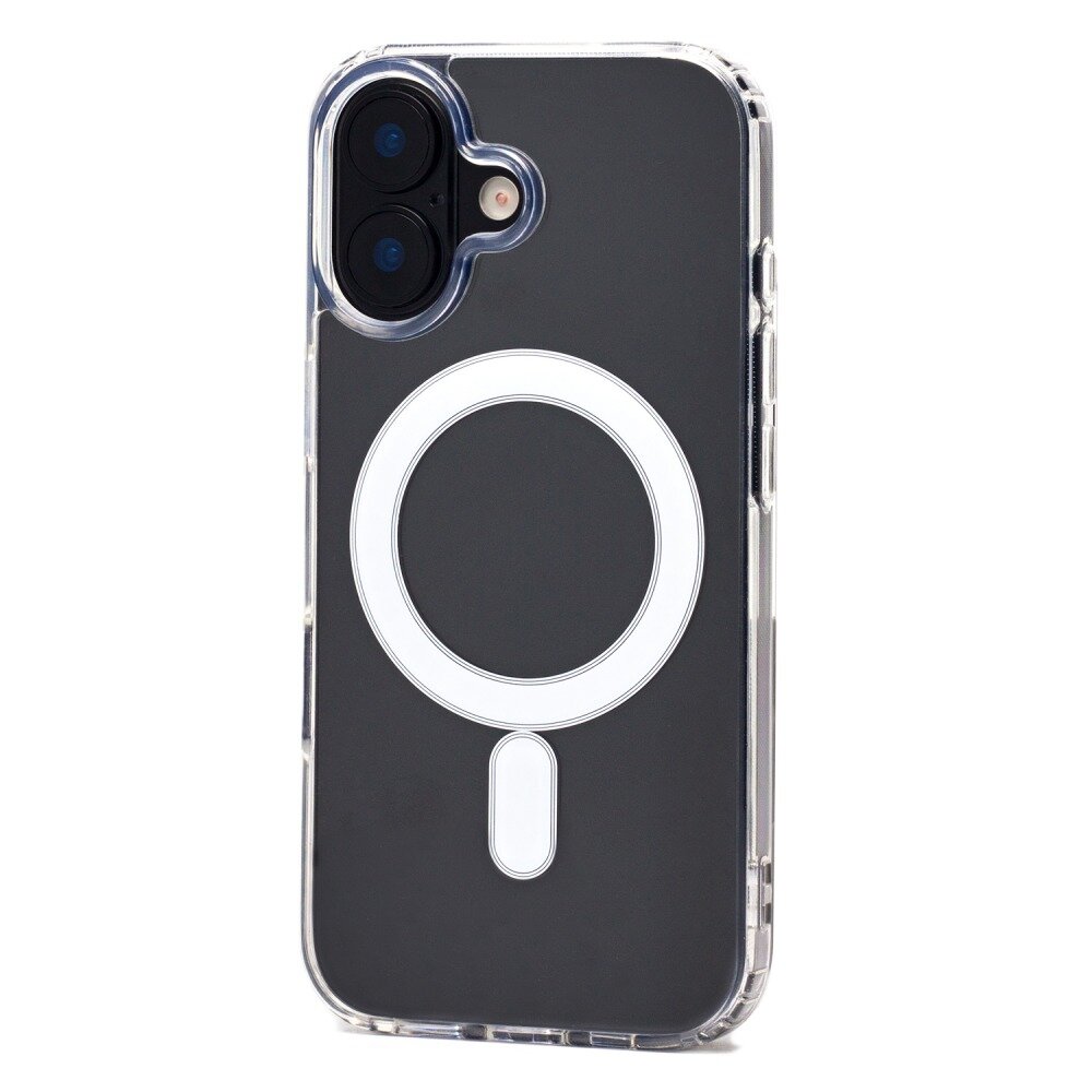 Прозрачный чехол для iPhone 17, Clear Case Full Protection, С магнитным кольцом