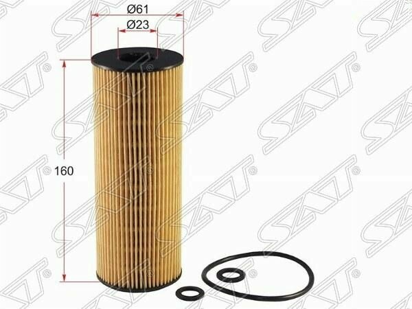 Фильтр масляный SAT ST-A1041800109 Mercedes-Benz C-Class 93-08, E-Class 84-03