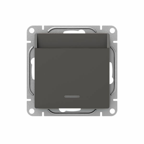 Выключатель карточный СП Эпика с подсветкой механизм мокко EKF UP1-SWM-card