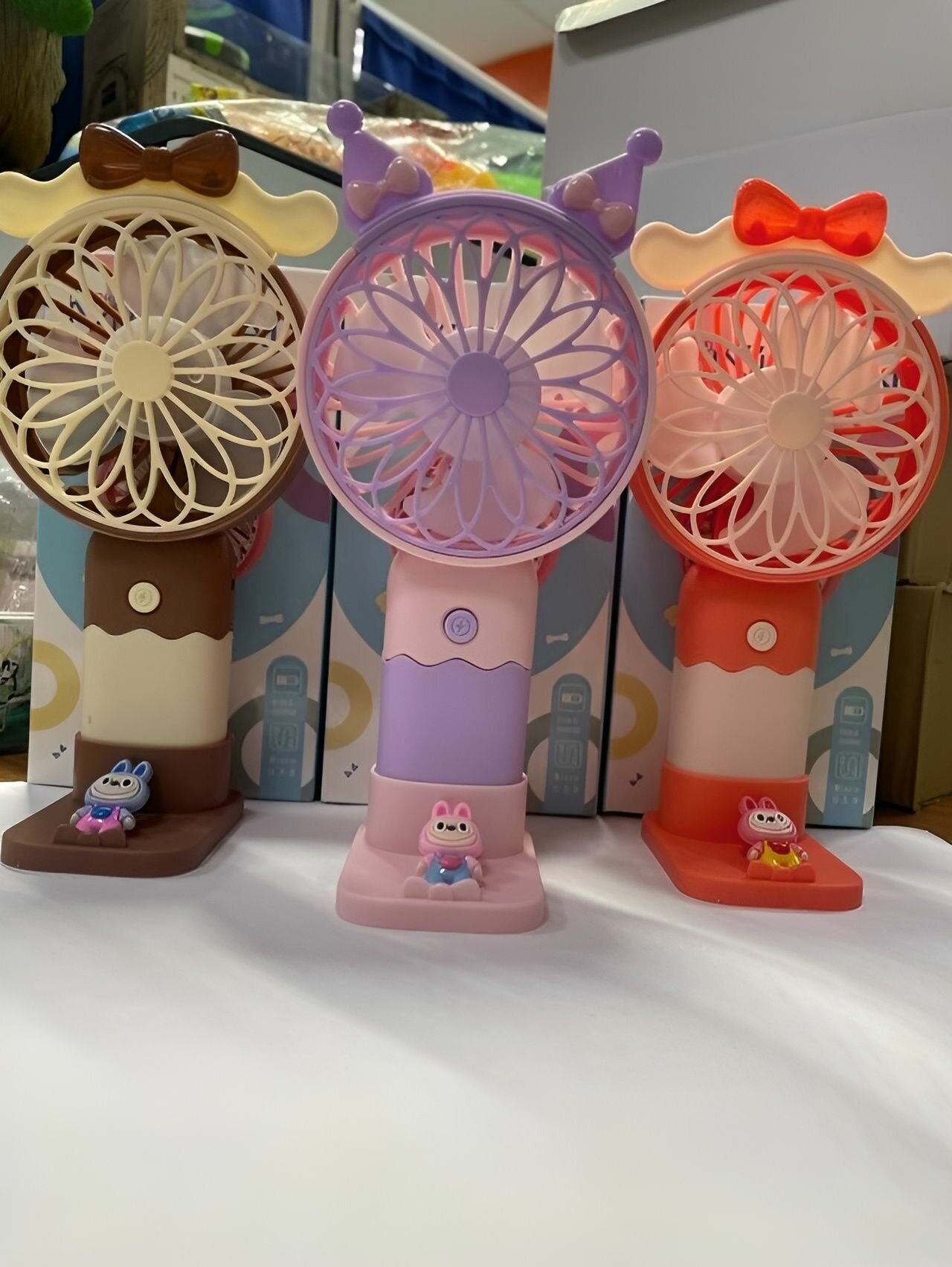 Мини вентилятор аккумуляторный MiNi FAN-1 штука(случайный цвет)