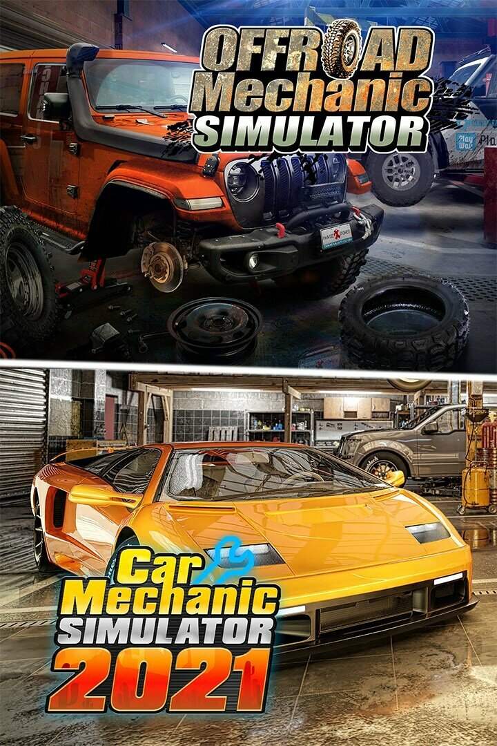 Набор Offroad Mechanic Simulator & Car Mechanic Simulator 2021 — Xbox Series X|S, Xbox One — Цифровая версия
