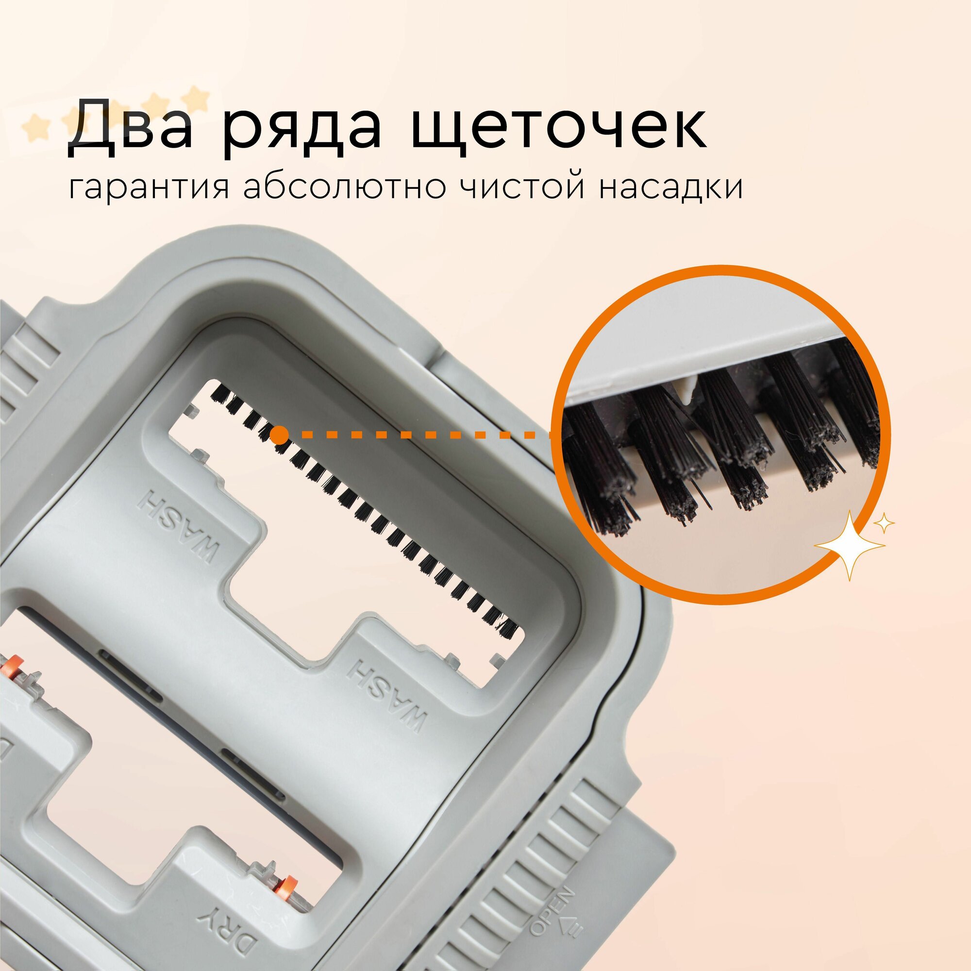 Fast Clean Швабра швабра с отжимом и ведром, длина 150 см