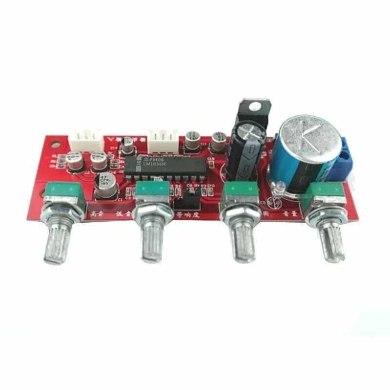 Плата тембра LM1036 с регулировкой громкости высоких и низких частот (тип A)