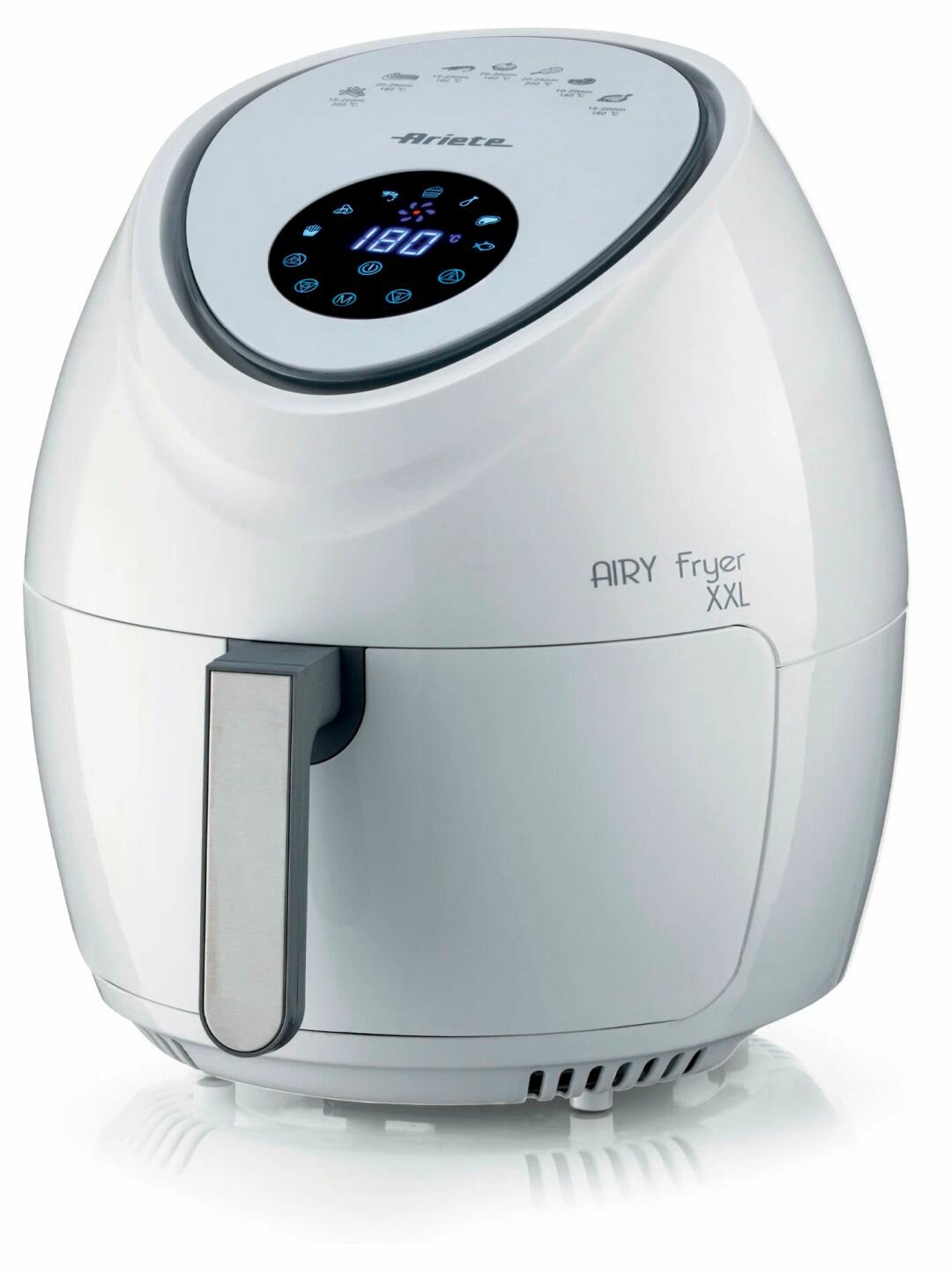 Аэрогриль ARIETE Airy Fryer XXL, 1800 Вт, 7 л, сенсорный экран, с таймером, белый