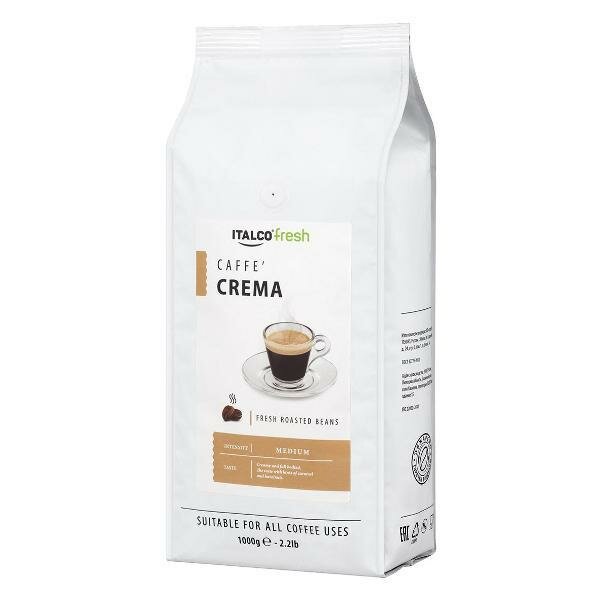 Кофе в зернах Italco Caffe' Crema 1кг