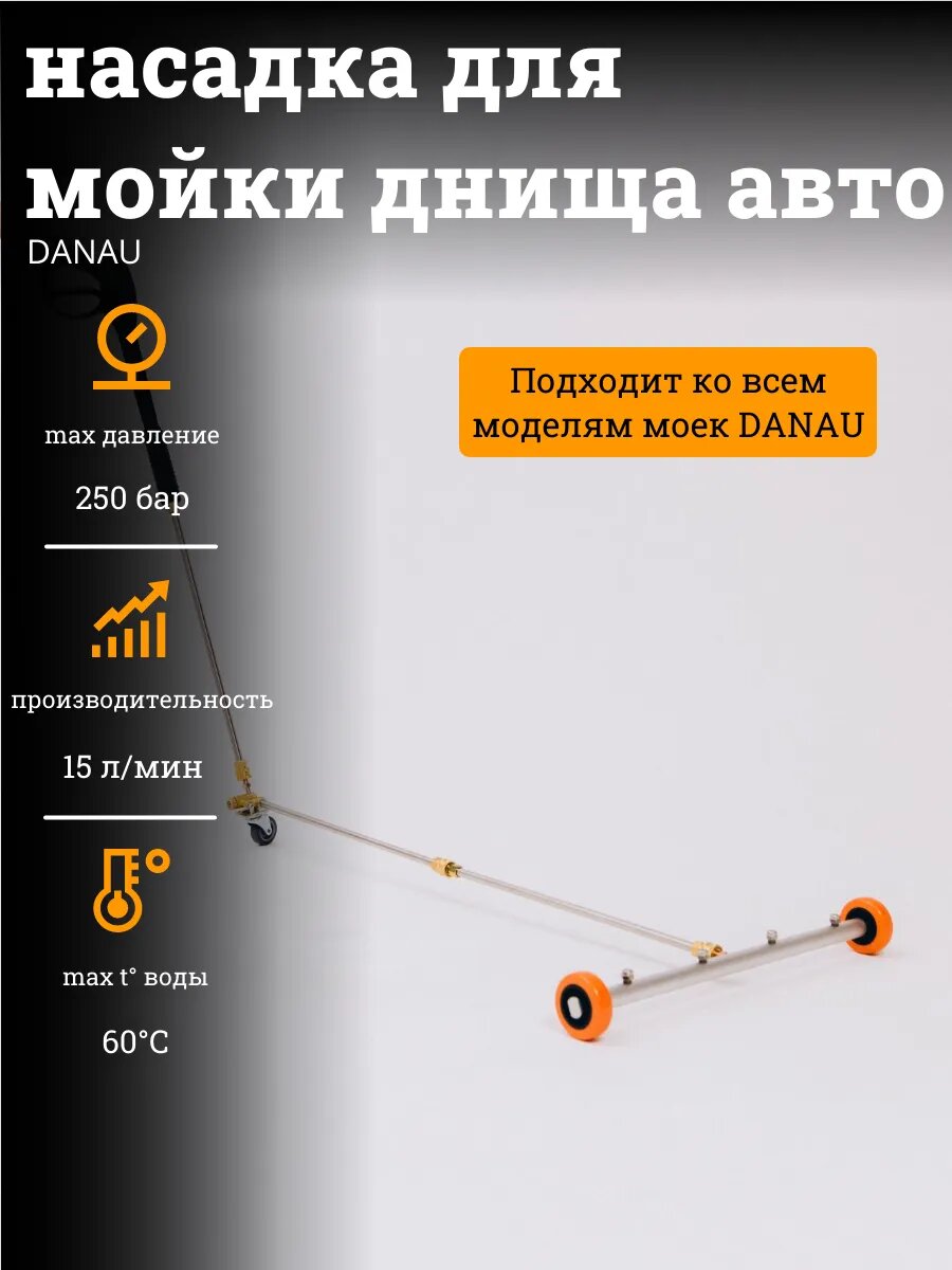 Насадка для мойки днища автомобиля