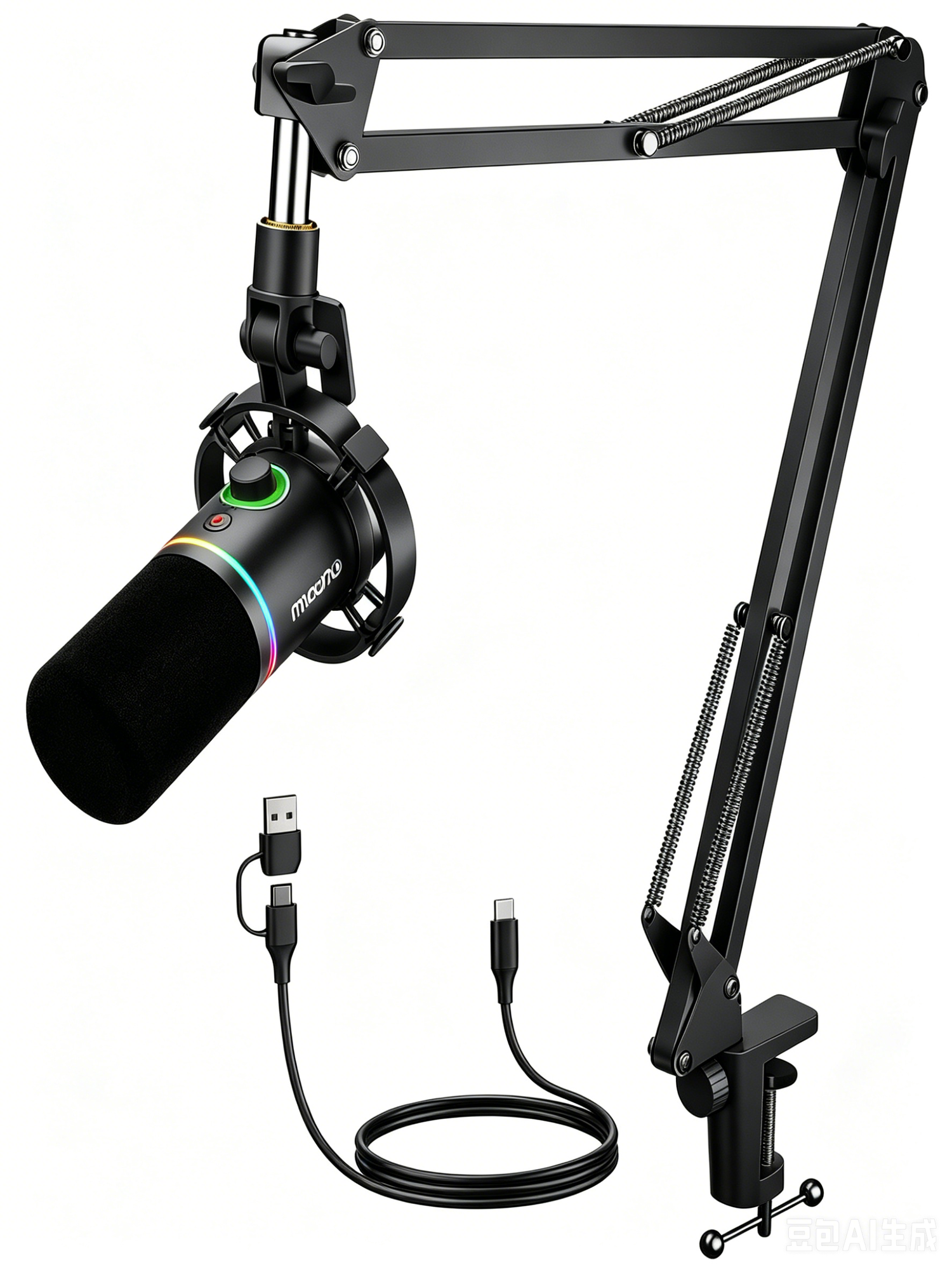 Maono PD200X динамический микрофон для компьютера, записи, озвучивания, стриминга, игровой микрофон
