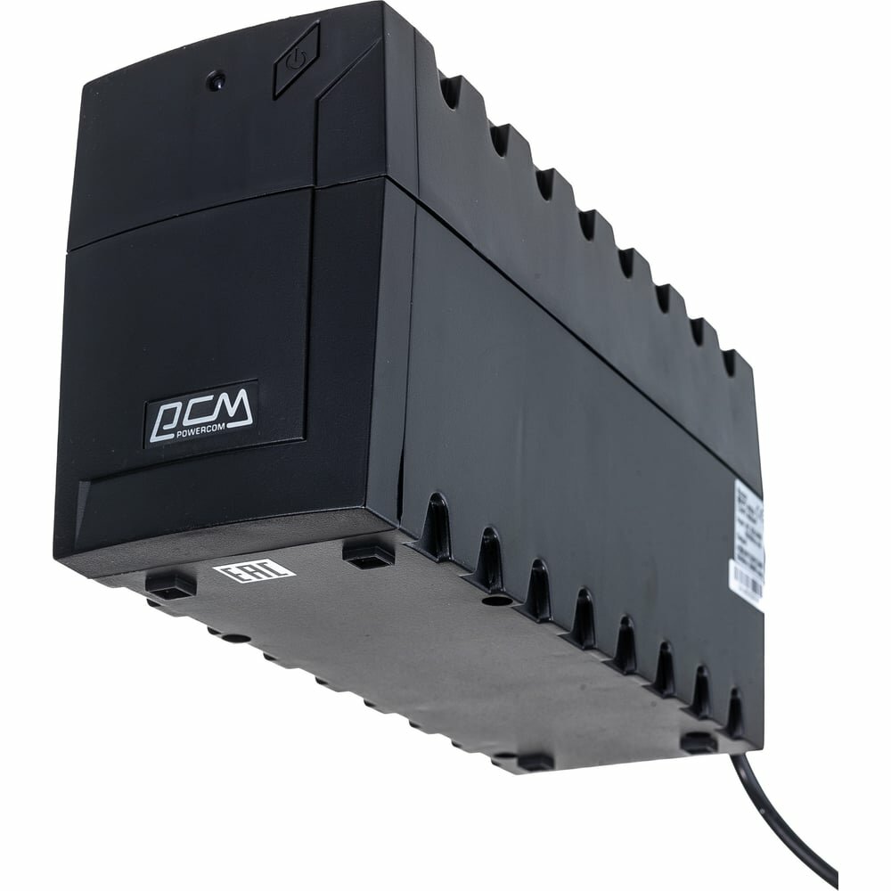 Источник бесперебойного питания Powercom Back-UPS RAPTOR, Line-Interactive, 600VA / 360W, Tower, RPT-600A