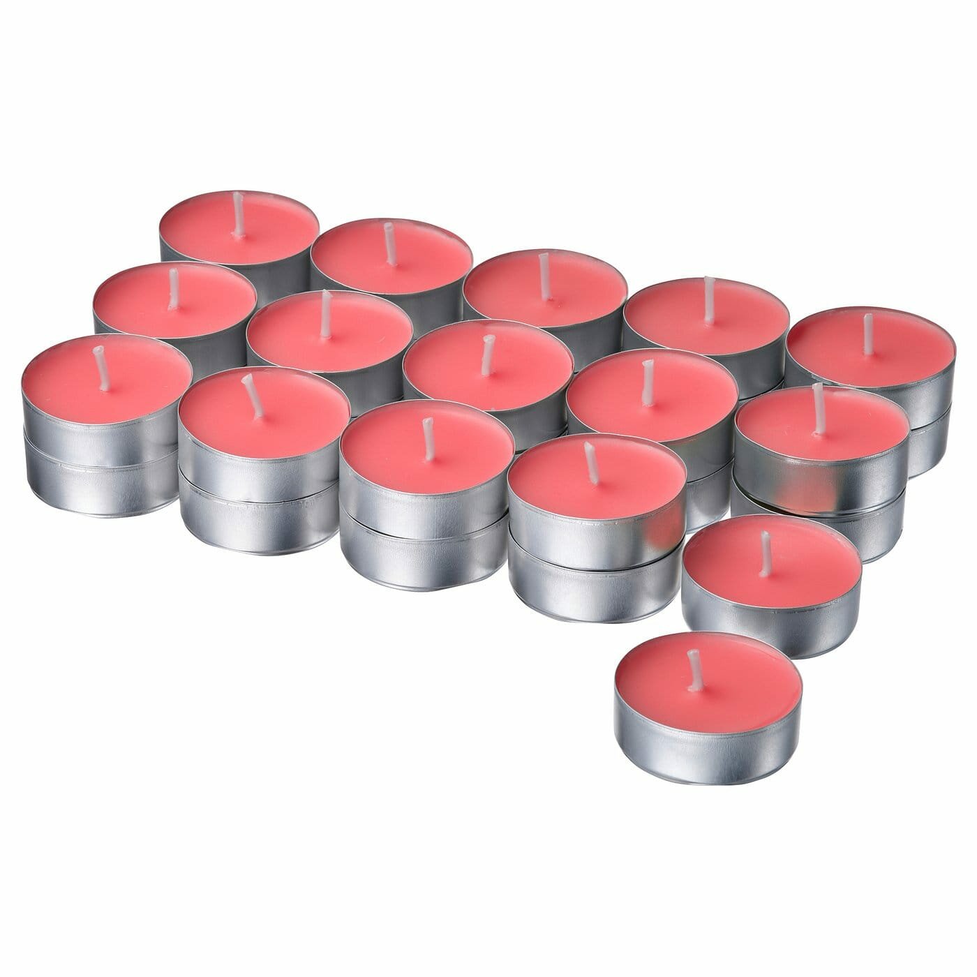 Свеча IKEA LOTSF GEL 106.086.96, фруктово-арбузный аромат, растительный воск