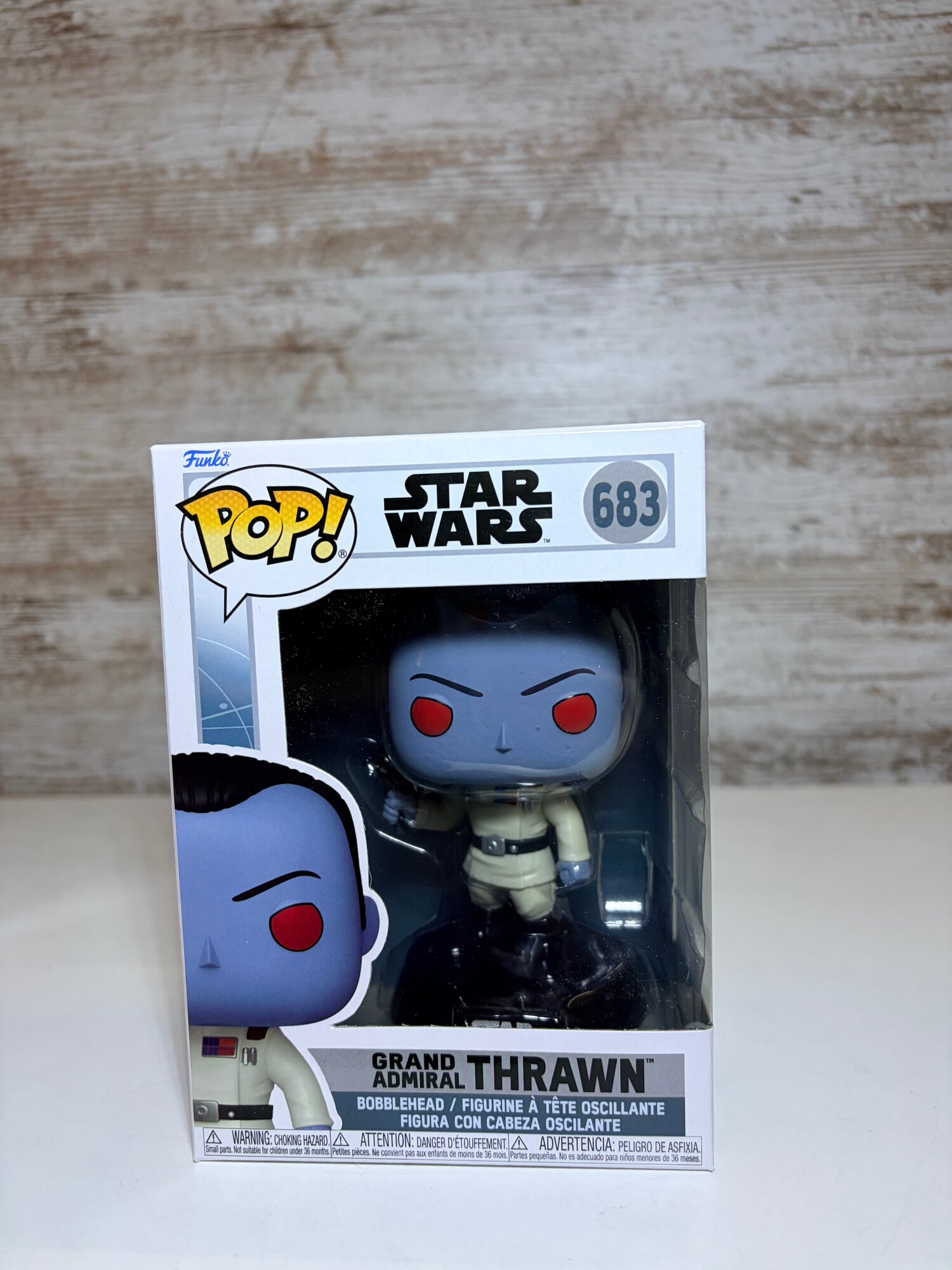 Фигурка Funko Pop Гранд адмирал Траун, Звездные Войны, Star Wars Grand Admiral Thrawn, 10 см от Funko.